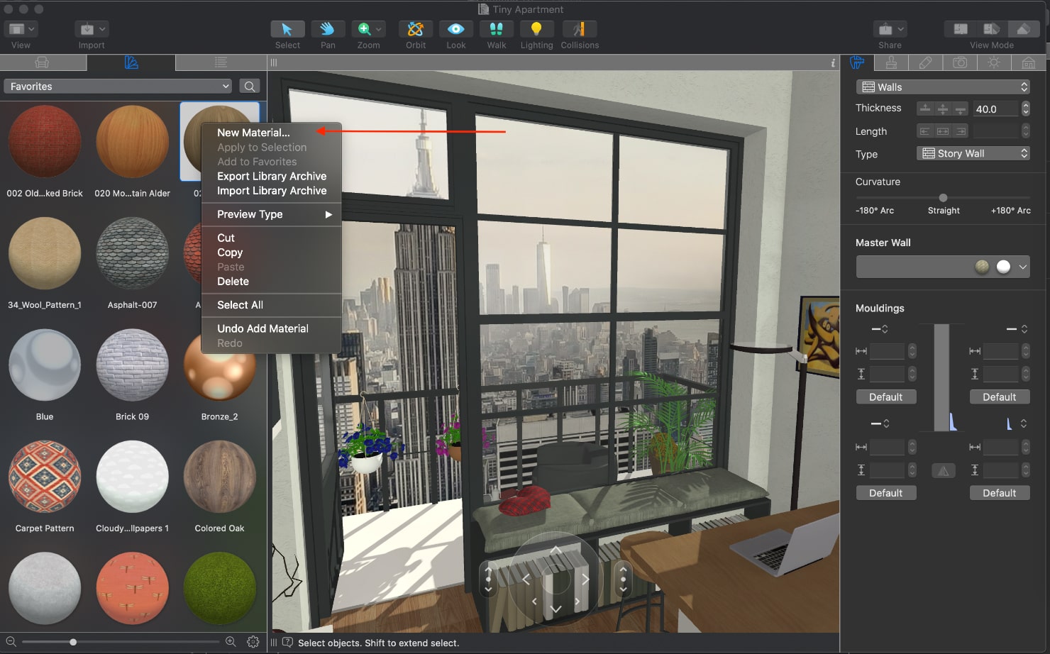 How to Create a Custom View From the Window – Live Home 3D
