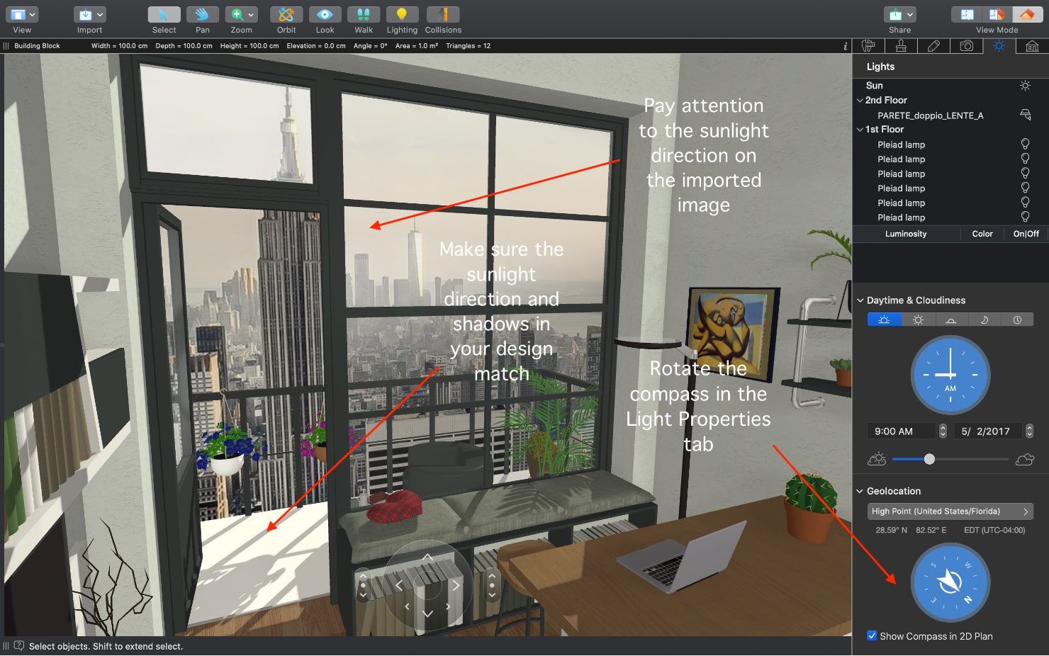 How to Create a Custom View From the Window – Live Home 3D