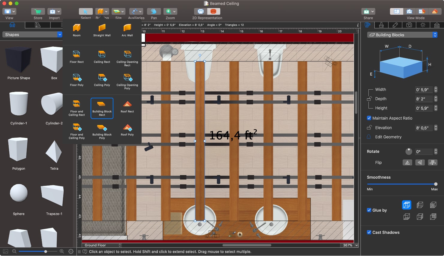 Decorative Ceilings — Live Home 3D