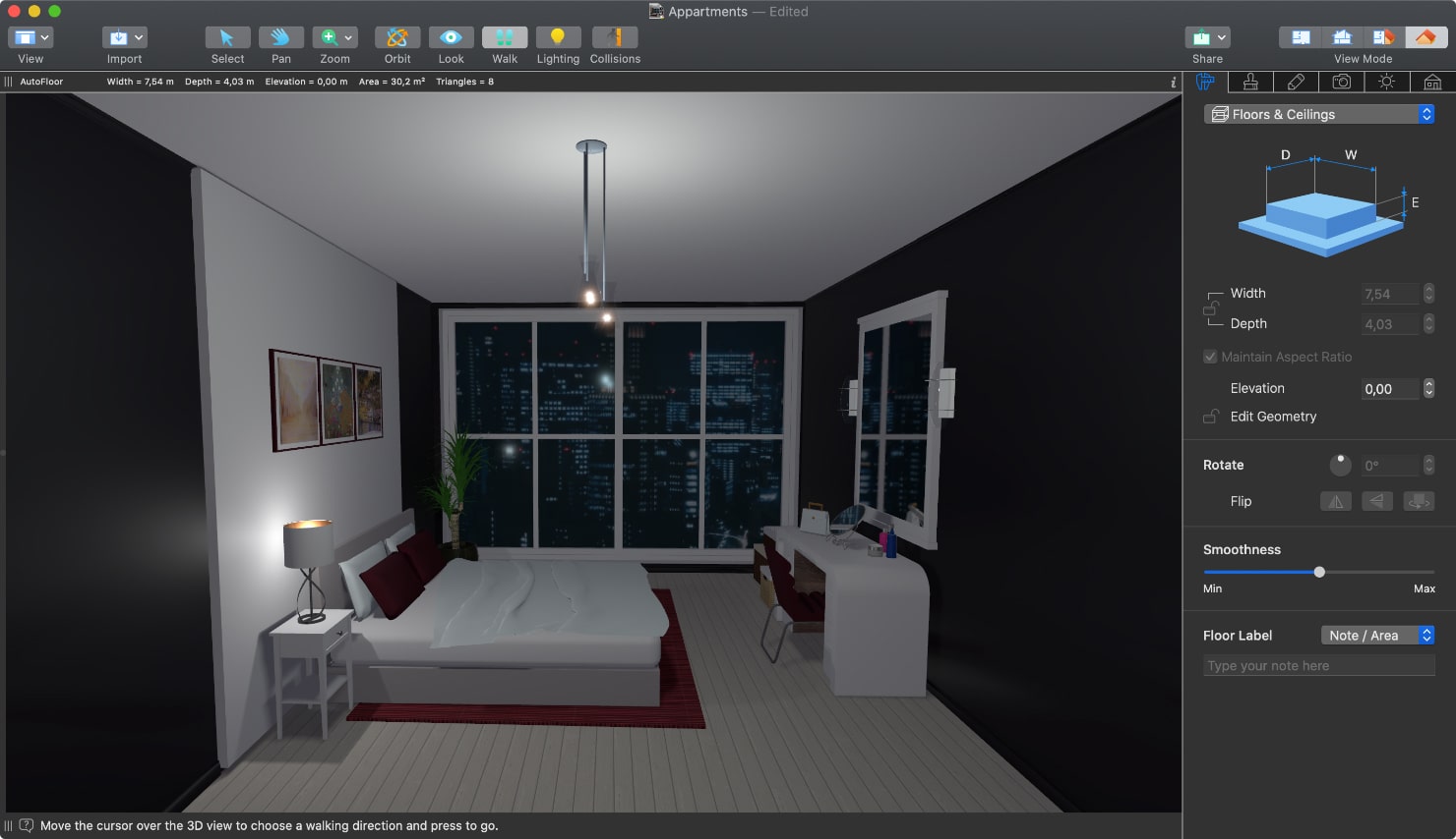 Small Bedroom Layout — Live Home 3D
