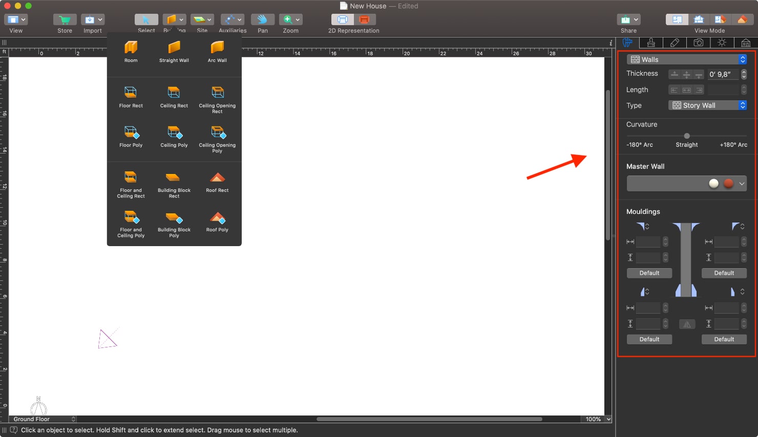Wall Types — Live Home 3D