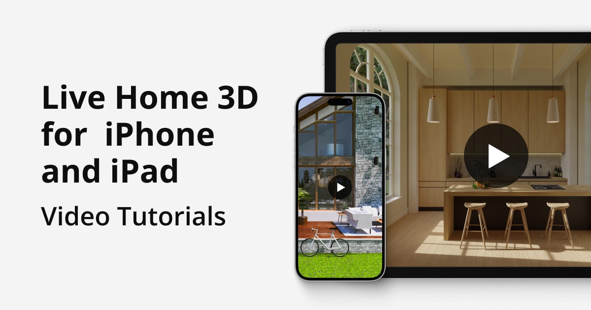 Video Tutorials — Live Home 3D for iPad and iPhone